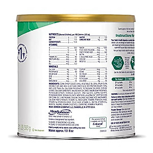 Enfamil ProSobee Soy-Based Infant Formula for Sensitive Tummies, Lactose-Free, Milk-Free, and DHA for Brain Support, Plant-Sourced Protein Powder Can, 20.9 Oz (Pack of 4)