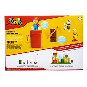Super Mario Nintendo Dungeon 2.5” Figure Multipack Diorama Set with Accessories