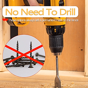 Zacool Vinyl Fence Hooks-4 Pack 5 x 10 Inches Heavy Duty White Patio Hooks Coated Steel Fence Hangers for Hanging Plants Bird Feeders,Lights,Basket,Pool Tools