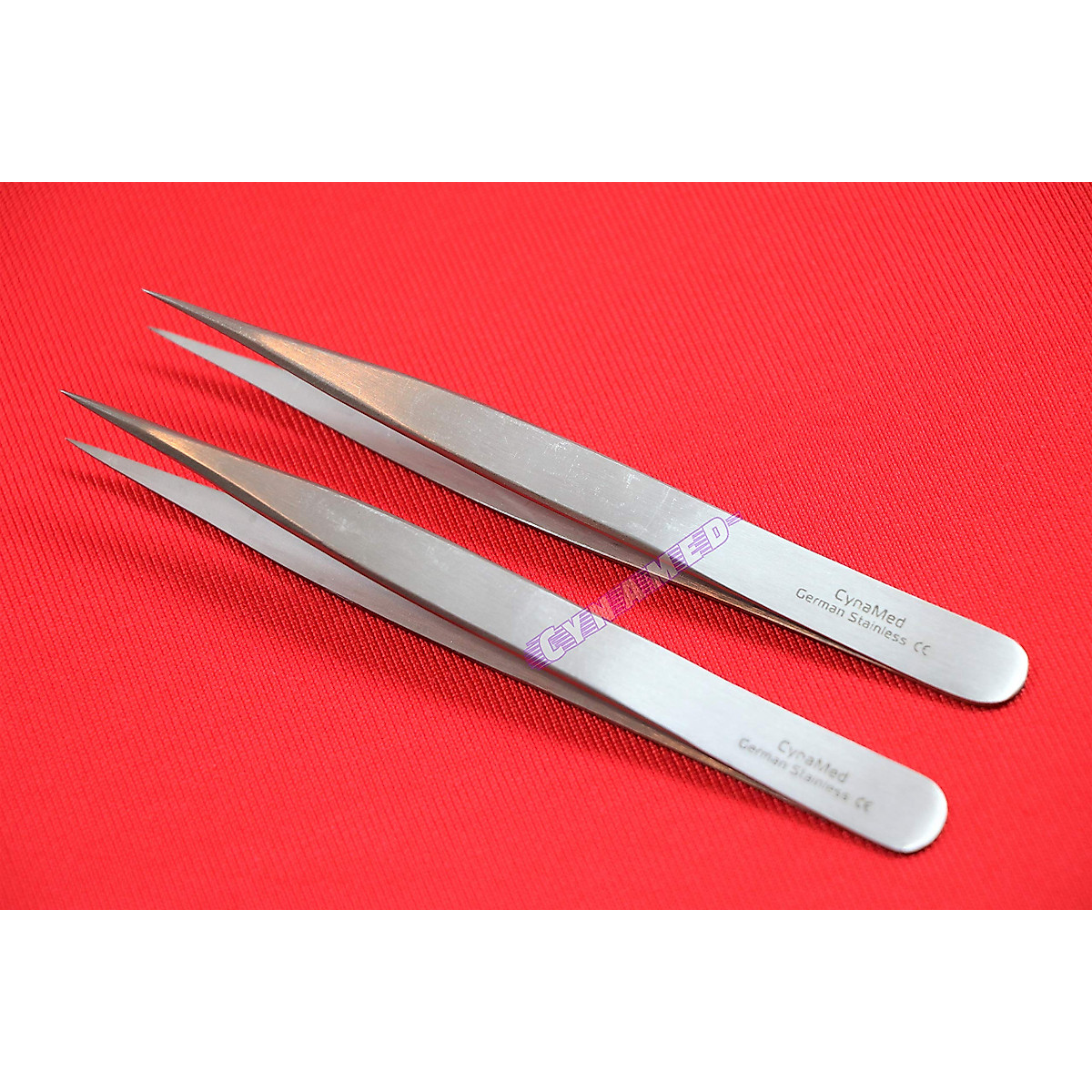 3 Pieces Fine Tip Jewelry Tweezer Forceps Precision Tweezers High Grade Stainless Repair Tool Cynamed