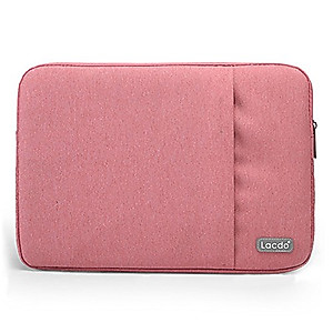 Lacdo Laptop Sleeve for Women, Laptop Sleeve Case for 14 inch New MacBook Pro M2 / M1 Pro Max A2779 A2442 2023-2021, Old 13 inch MacBook Air Pro, 13.5" Surface Book 3 2 1, Asus HP Dell Lenovo Bag,Pink