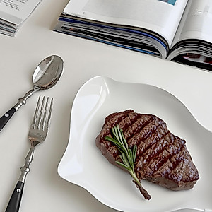 20-Piece Bistro Silverware Set for 4, Everyday Flatware, Black Handles Utensils Set, Retro Stainless Steel Forks and Spoons, Mirror Finished Utensil Sets for Home Restaurant, Dishwasher Safe Cutlery