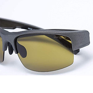 maivnz High Definition Golf Ball Finder Sport Glasses for Men Women Golf Sunglasses Golf Sport Glasses (Gun color/Green)