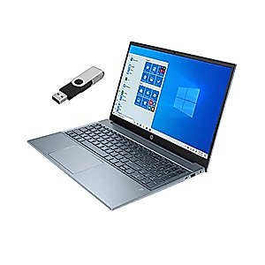 2022 HP Pavilion 15.6" FHD Touchscreen Laptop 11th Gen 4-Core Intel i7-1195G7 32GB DDR4 1TB NVMe SSD Iris Xe Graphics HDMI Webcam WiFi-6 Bluetooth Backlit Keyboard Windows 10 Pro w/ 32GB USB
