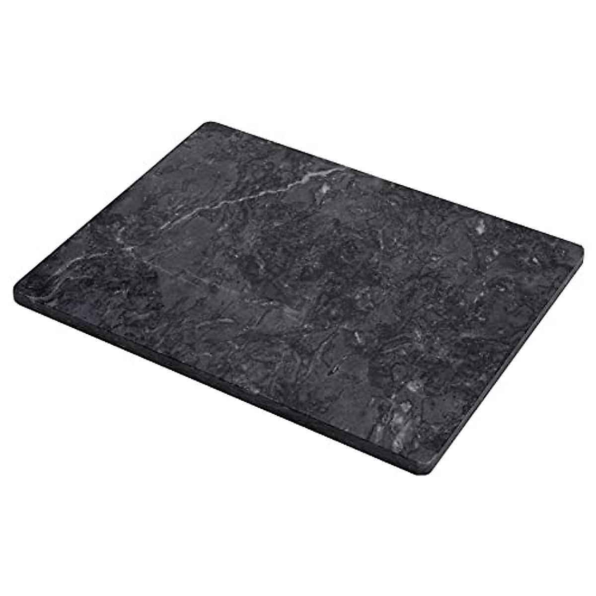 Soulscrafts Marble Pastry Board 16x12 inch Cutting Board Marble Serving Tray for Cheese Perfect for Keep the Dough Cool and Chocolate Tempering Easy to Clean Sleek Design, Gray