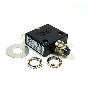 (2-Pack) Philmore B7030 30 Amp Push Button Circuit Breaker 32V DC or 250V AC