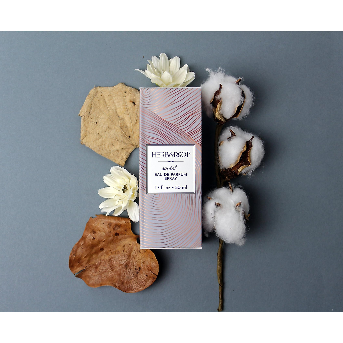 Herb & Root Santal Perfume for Men or Women | Raw Indian Sandalwood with hints of Leather and Balsam | Woody Unisex Scent Perfume Spray | Vegan and Paraben Free | Made in the USA