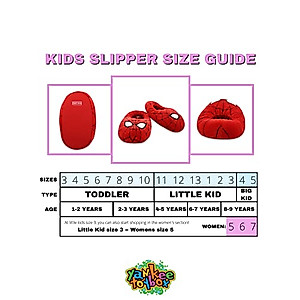 Marvel Avengers Spider-Man Kids Plush Mooshy Slippers (13-1 M US Little Kid, Red)