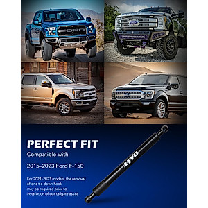Orion Motor Tech Compatible with 15-23 F150 Tailgate Assist Accessories, Truck Tail Gate Lift Assist Tailgate Shock Compatible with Ford F150 2015 2016 2017 2018 2019 2020 2021 2022 2023