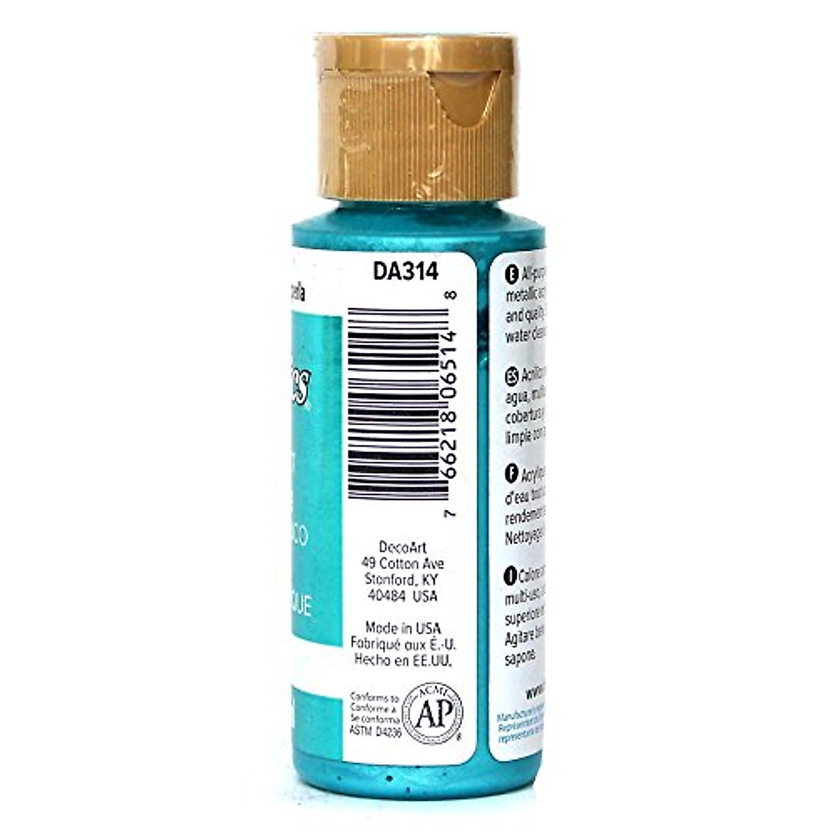 DecoArt DA314-3 Dada314-3 Paint Acrylic Peacock Pearl 2 Oz