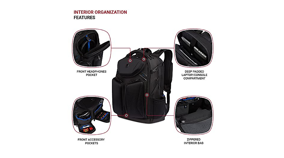 SwissGear Gaming Backpack with USB - Protect & Charge Your Devices