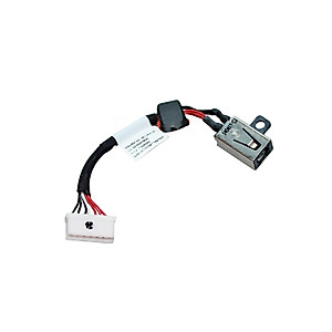 GinTai AC DC Power Jack with Cable Socket Plug Connector Port for Dell XPS 15 7590 P56F003