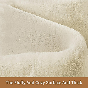 Sour Lemon 8x10 Area Rugs for Living Room, Soft Large Area Rug Fluffy Rugs for Bedroom，Machine Washable Area Rug Non Slip Carpet Rugs for Living Room Playroom Kids Room Home Decor