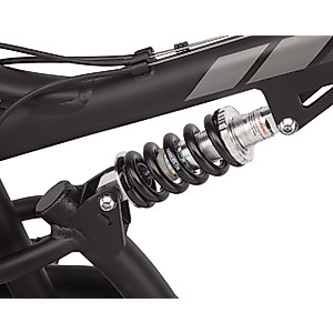 Schwinn S29 Mens and Womens Mountain Bike, 29-Inch Wheels, 21-Speed, 20-Inch Aluminum Frame, Dual-Suspension, Mechanical Disc Brakes, Matte Black