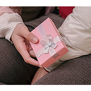 YASEO 1 1/2 Inch Silver Glitter Ribbon, 25 Yards Sparkly Metallic Fabric Ribbons for Gifts Wrapping Wedding Party Decoration and Crafts