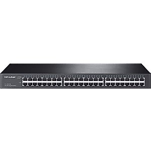 TP-Link 48-Port Unmanaged Gigabit Ethernet Switch, Steel Case, 19-inch Rack-Mount(TL-SG1048)