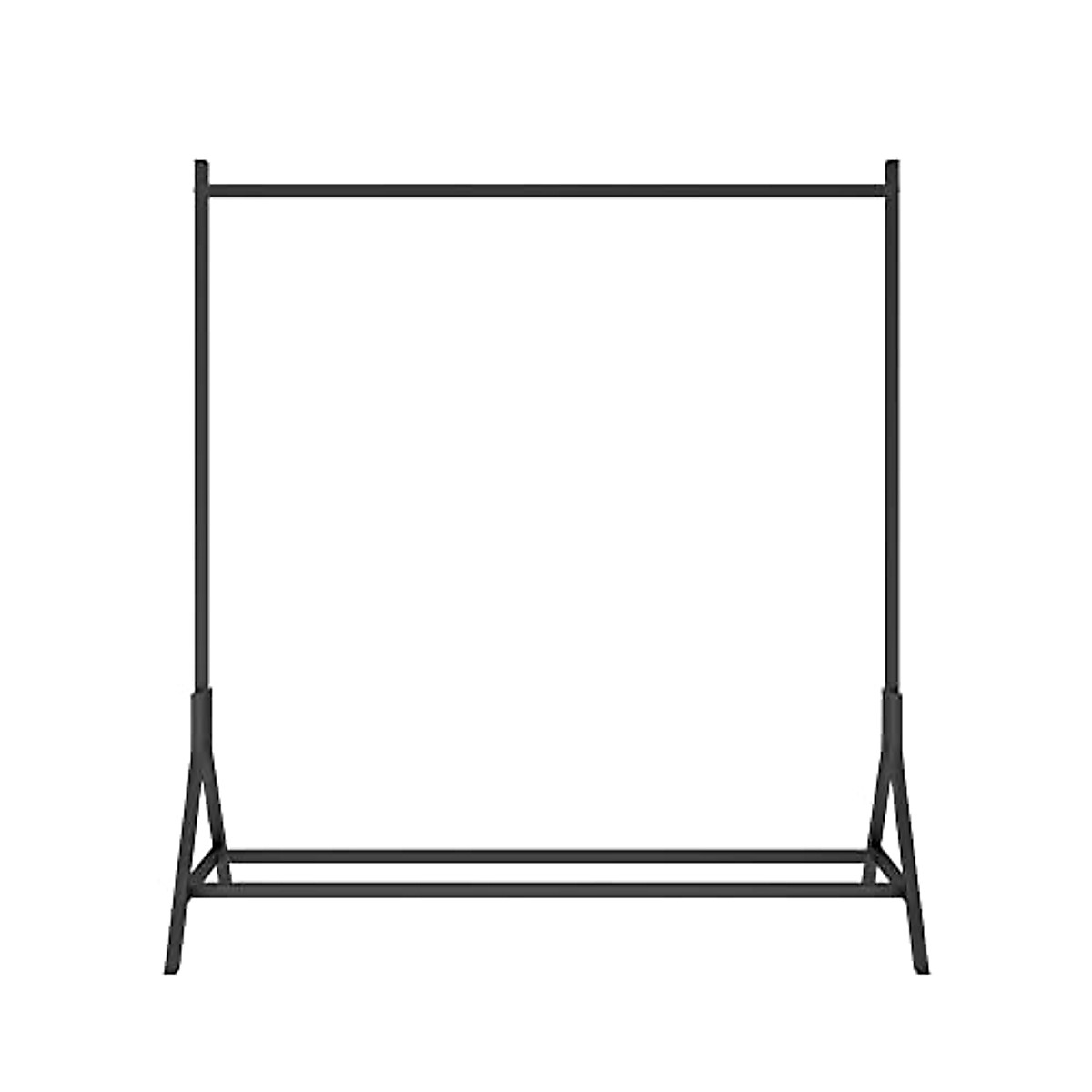 Garment Rack Freestanding Hanger Multi-functional Single pole Bedroom Clothing Rack Bedroom, Black