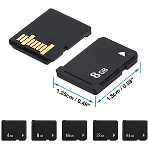 OSTENT 8GB Memory Card Stick Storage for Sony PS Vita PSV1000/2000 PCH-Z041/Z081/Z161/Z321/Z641