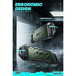 SUPCASE Unicorn Beetle Pro Series Case for Nintendo Switch OLED Model (2021), Dockable Rugged Protective Case Compatible with Nintendo Switch Console (Guldan)