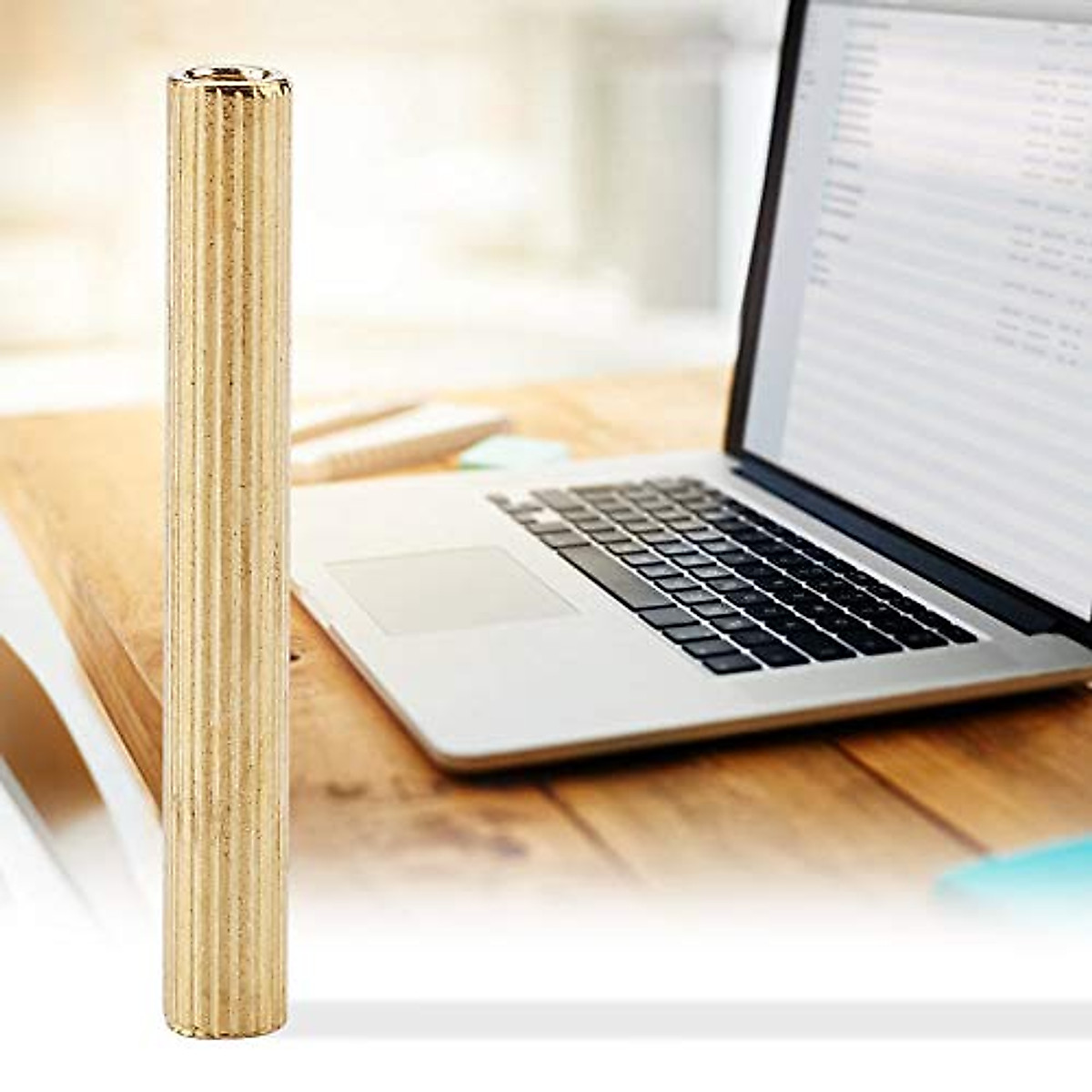 100Pcs Male Hex Brass PCB Motherboard Spacer Standoff, Computer Case M2 Single Head Male Brass Standoff Fastener Accessory for Computer Main Board(M2*25)