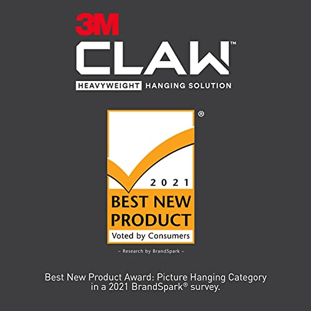 3M CLAW Drywall Picture Hanger with Temporary Spot Marker, Holds 15 lbs, 6 Hangers, 6 Markers/Pack