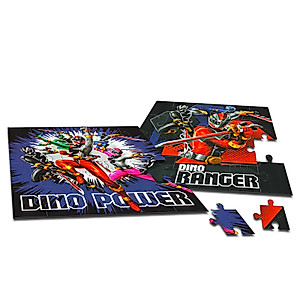 Pink Ranger Power Rangers Jigsaw Puzzle Set for Kids - Bundle with 2 Power Rangers 24 Piece Puzzles Plus Power Rangers Stickers and More (Toddler Jigsaw Puzzles)