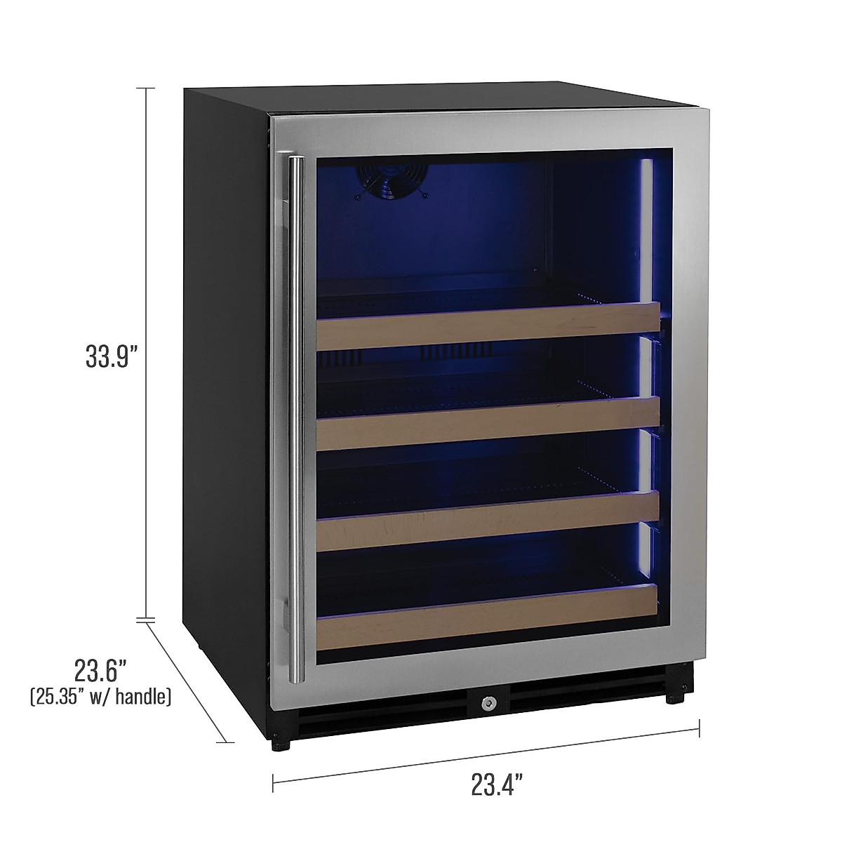 Allavino VSBC24L-SSR Beverage Center, Stainless Steel