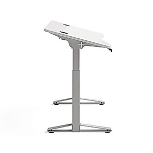 Safco Products Defy™ Electric Height Adjustable Sit to Stand Desk, Sit-Stand Desk for Home & Office