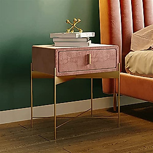 HIGOH Bedside Table Living Room, Bedroom, Cabinet, Bedside Cabinet, Simple and Modern Bedside Cabinet (Color : 2)