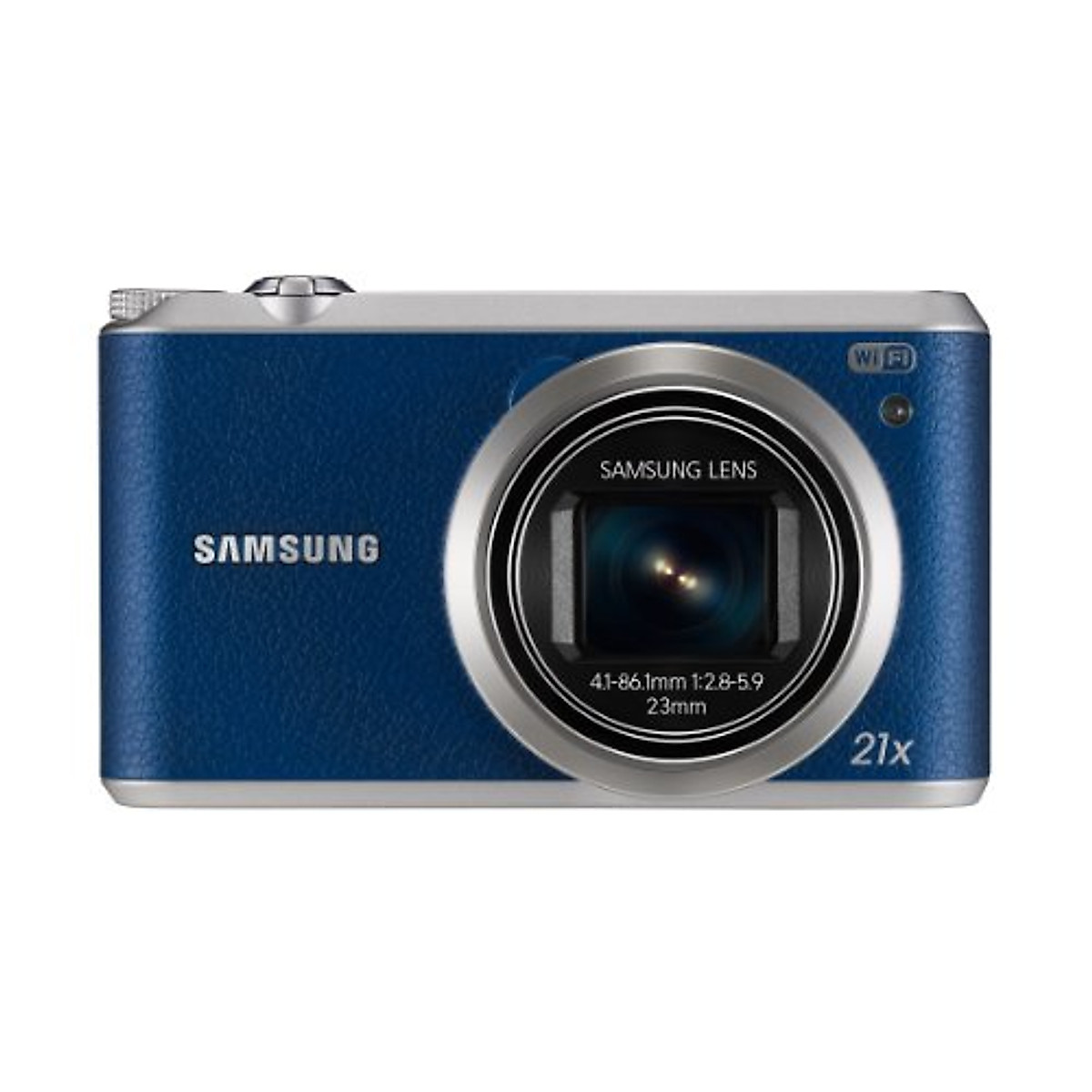Samsung WB350F - 16.3MP BSI CMOS, 21X Optical Zoom, 3-inch LCD touchscreen, 1080p HD Video, Smart WiFi and NFC Digital Camera - Blue