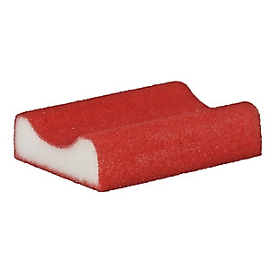 S&T INC. Sole Magic Foot Scrubber, Smoothing Pad or Callus Remover for Feet, 4 Inch x 2.8 Inch x 1 Inch, Rose