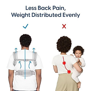 Ergobaby Omni 360 All-Position Baby Carrier for Newborn to Toddler with Lumbar Support & Cool Air Mesh (7-45 Lb), Midnight Blue