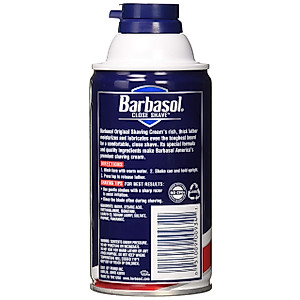 Barbasol Shave Regular Size 10z Barbasol Shave Cream Regular 10oz pack of 2