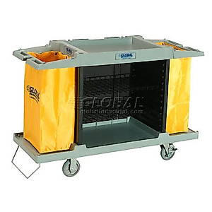 GLOBAL INDUSTRIAL Hotel Cart, Housekeeping Cart