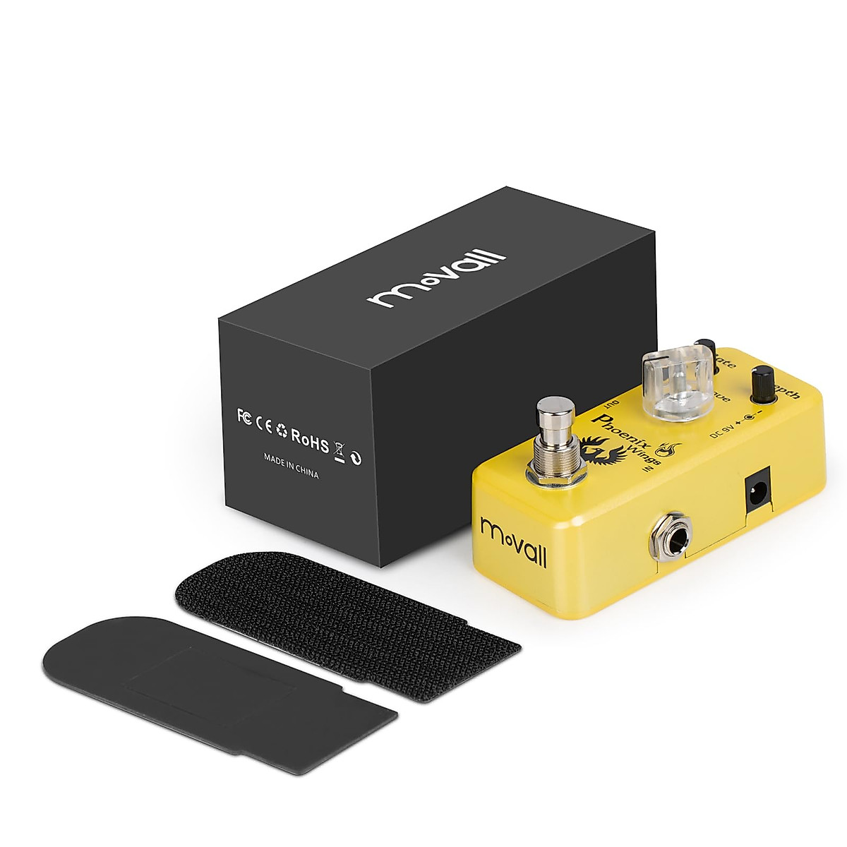 Movall MP-317 Phoenix Wings Tremolo Guitar Effects Pedal with True Bypass