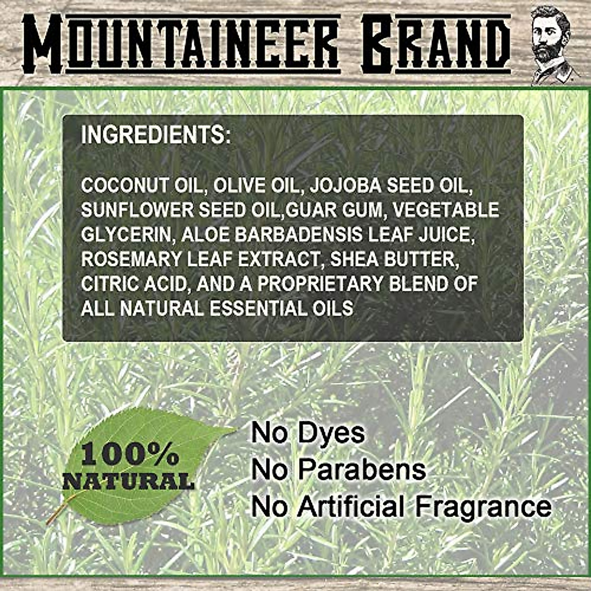 Mountaineer Brand Bald Head Shampoo for Men | All Natural Moisturizing/Hydrating Shaving Soap and Face Cleanser | For Daily Head/Scalp Care and Wash | Cleanse | Refreshing Natural Scent 4oz