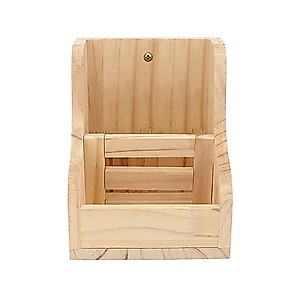 Rabbit Hay Feeder 2 in 1 Wooden Food Manger for Bunny Guinea Pig Chinchilla Small Animals