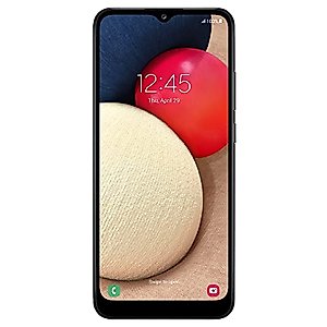 TracFone Samsung Galaxy A02s Prepaid Smartphone (Locked) - Black - 32GB - Sim Card Included