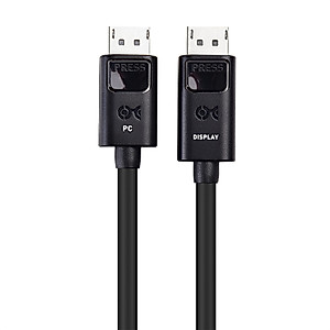 Cable Matters Unidirectional 32.4Gbps Active DisplayPort 1.4 Cable 25ft, 8K 60Hz / 4K 144Hz DisplayPort Cable 1.4 with HDR for Gaming Monitor, PC, RTX 3080/3090, RX 6800/6900 and More