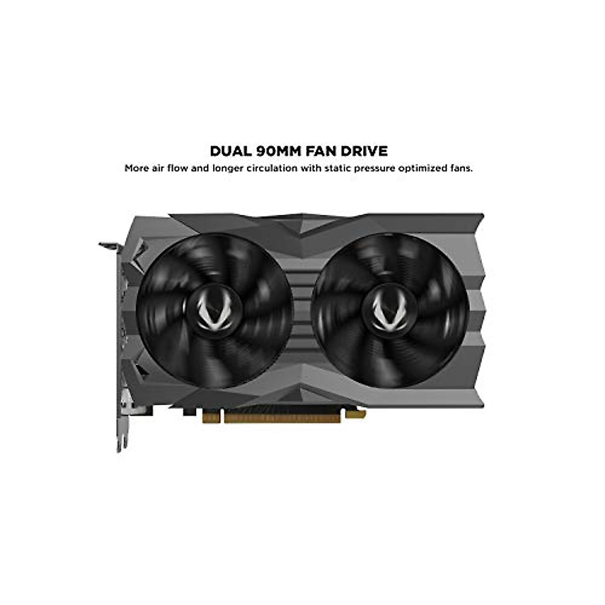 ZOTAC Gaming GeForce GTX 1660 Super amp 6GB GDDR6 192-bit Gaming Graphics Card, Super Compact, Ice Storm 2.0 Cooling, Wraparound Metal Back plate - Zt-T16620D-10M