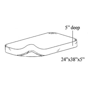 TL Care 100% Natural Cotton Percale Fitted Mini Crib Sheet, Gray Zig Zag, 24 x 38, Soft Breathable, for Boys and Girls