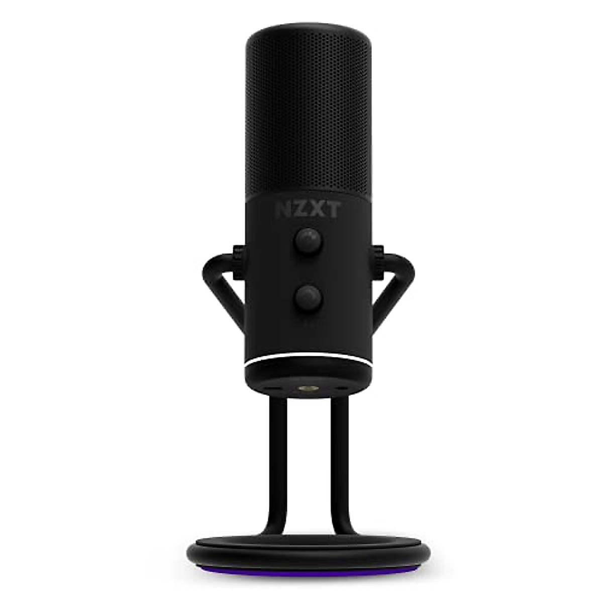 NZXT Capsule - AP-WUMIC-B1 - USB Cardioid Streaming, Gaming & Podcasting Microphone - Crystal Clear Voice Clarity - Built-in Shock Absorber - Easy Boom Arm Mounting - Twitch, Discord, YouTube - Black
