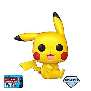 Funko Pop! Games Pokemon Pikachu Waving - Diamond Collection