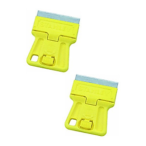Stanley 28-100 1-3/16" High Visibility Mini Razor blade scraper,yellow,2