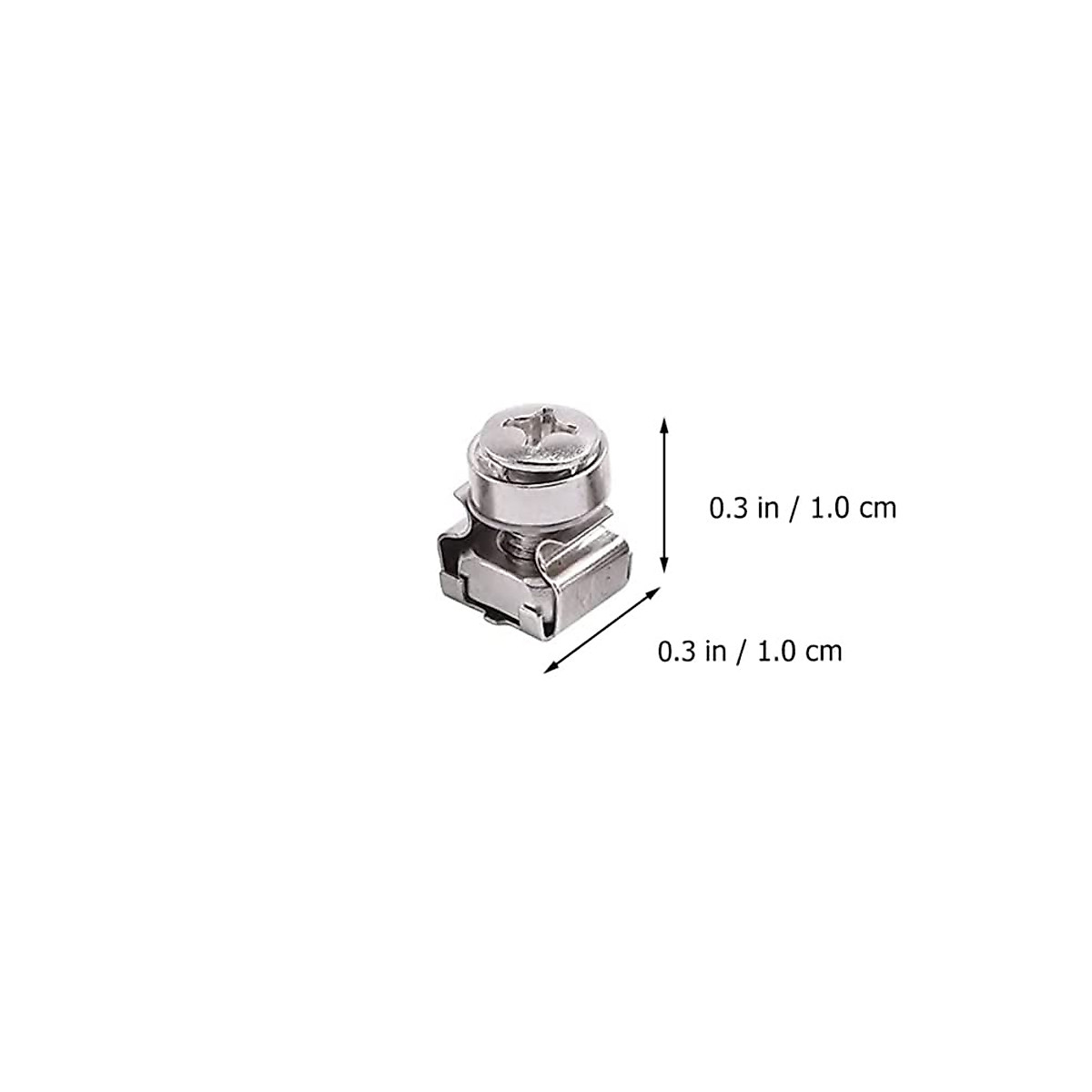 SOLUSTRE 1 Set Screw Set Nuts Screws Stud Carbon Steel Rack