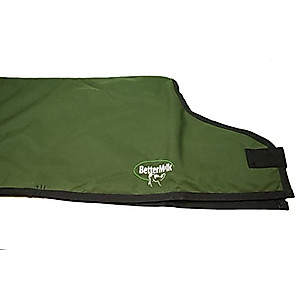 BetterMilk Calf Coats Waterproof Livestock Protector Pro Calf Blanket, Calf Warmer - Large Holstein Size - Green