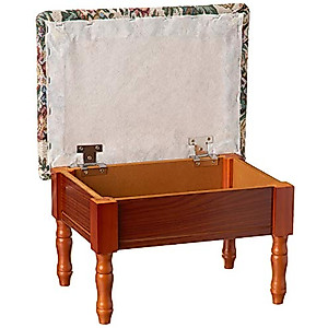 Frenchi Furniture Foot Stool, Oak