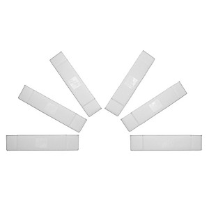 GGG0018 Video Game Cartridge Dust Cover 6 Pack: for Super Nintendo Games (SNES Protector Sleeve Cover or Case)