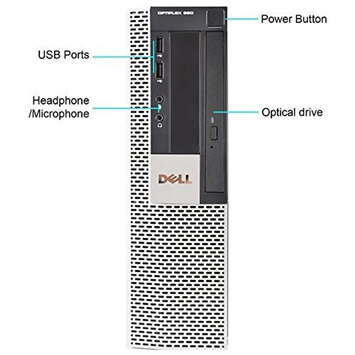 Dell Optiplex 960 SFF Business High Performance Desktop Computer PC (Intel 2 Duo 3.0GHz, 4GB DDR3 Memory, 750GB HDD, DVDRW, Windows 10 Professional) (Renewed)