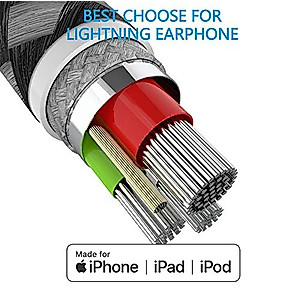 Apple MFi Certified USB C to Lightning Cable Made for iPhone X/XS/XR/XS Max / 8/8 Plus, Supports Power Delivery (for Use with Type C Chargers) 4FT (Black)